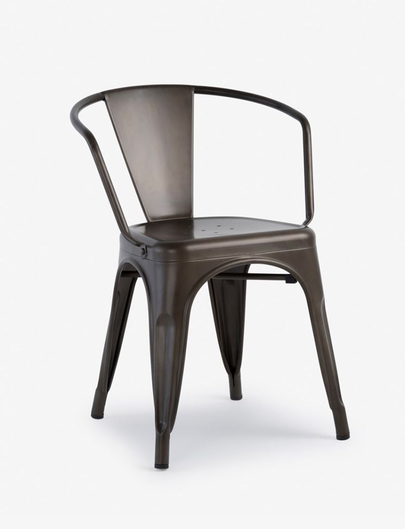 Antibes Stacking Steel Arm Chair