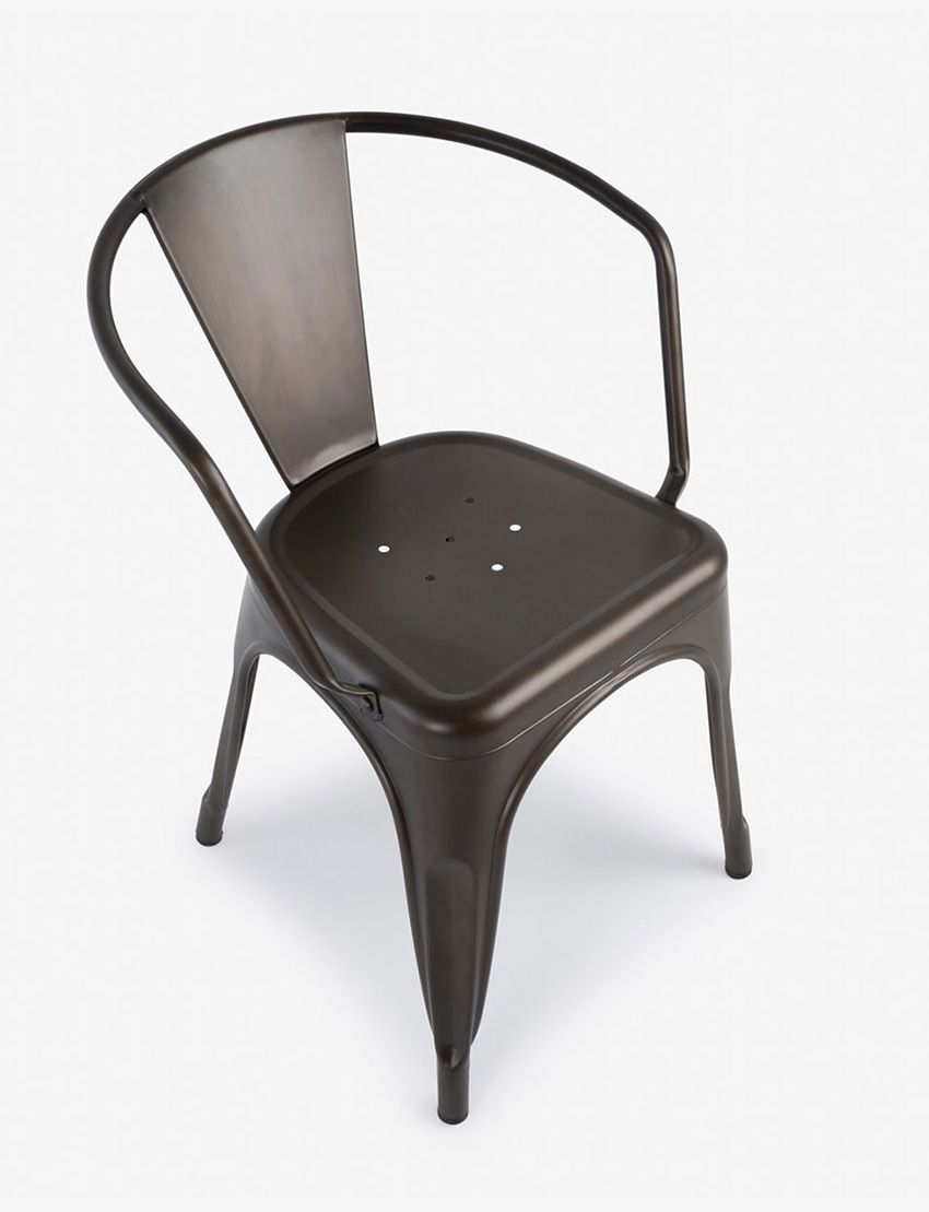 Antibes Stacking Steel Arm Chair